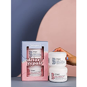 Briogeo Detox + Repair Value Set | Scalp Revival Scalp Scrub Shampoo and Don’t Despair, Repair! Hair Mask | Vegan, Phalate & Paraben-Free | 16 Ounce