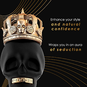 Police To Be The King For Men - Light Long Lasting Top Men's Cologne Spray Elixir Bottle - A Royal And Ultra-Fresh Male Fragrance Eau De Toilette With Traces Of Cardamom And Sandalwood - 4.2 Oz