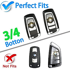 WORCAS Soft Silicone Rubber Carbon Fiber Texture Cover Protector Compatible with BMW Key Fob, Car Remote Key Fob Case for BMW 1-Series 2 3 4 5 6 7 Series X3 X4 M2 M3 M4 M5 M7 (Red)