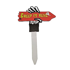 Halloween Yard Sign Outdoor Decorations Decorative Porch Garden Decor Stakes Patio Lawn Garden Stakes Outdoor Statues Yard Decorations Garden Yard Signs