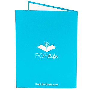 PopLife Fireworks 3D Pop Up New Years Card - NYE Popup, Happy Birthday, Independence Day Fourth of July, Congratulations Card - Fold Flat for Mailing - for Son, for Daughter, for Friend, for Co-worker