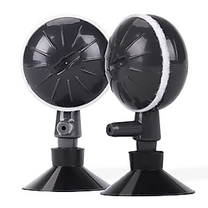 Air Stone for Aquarium Hydroponics Fish Pond for Tank Bubbler Diffuser with Suction Cup Adjustable Bubble Dense Bubbler Bubble Disc Air Stones Air Bubble Suction Cup Small Micro Bubbles