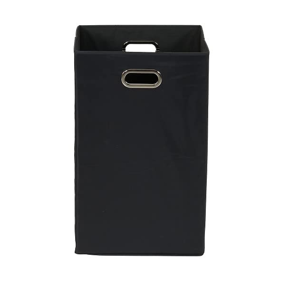 Household Essentials Folding Laundry Hamper, Black