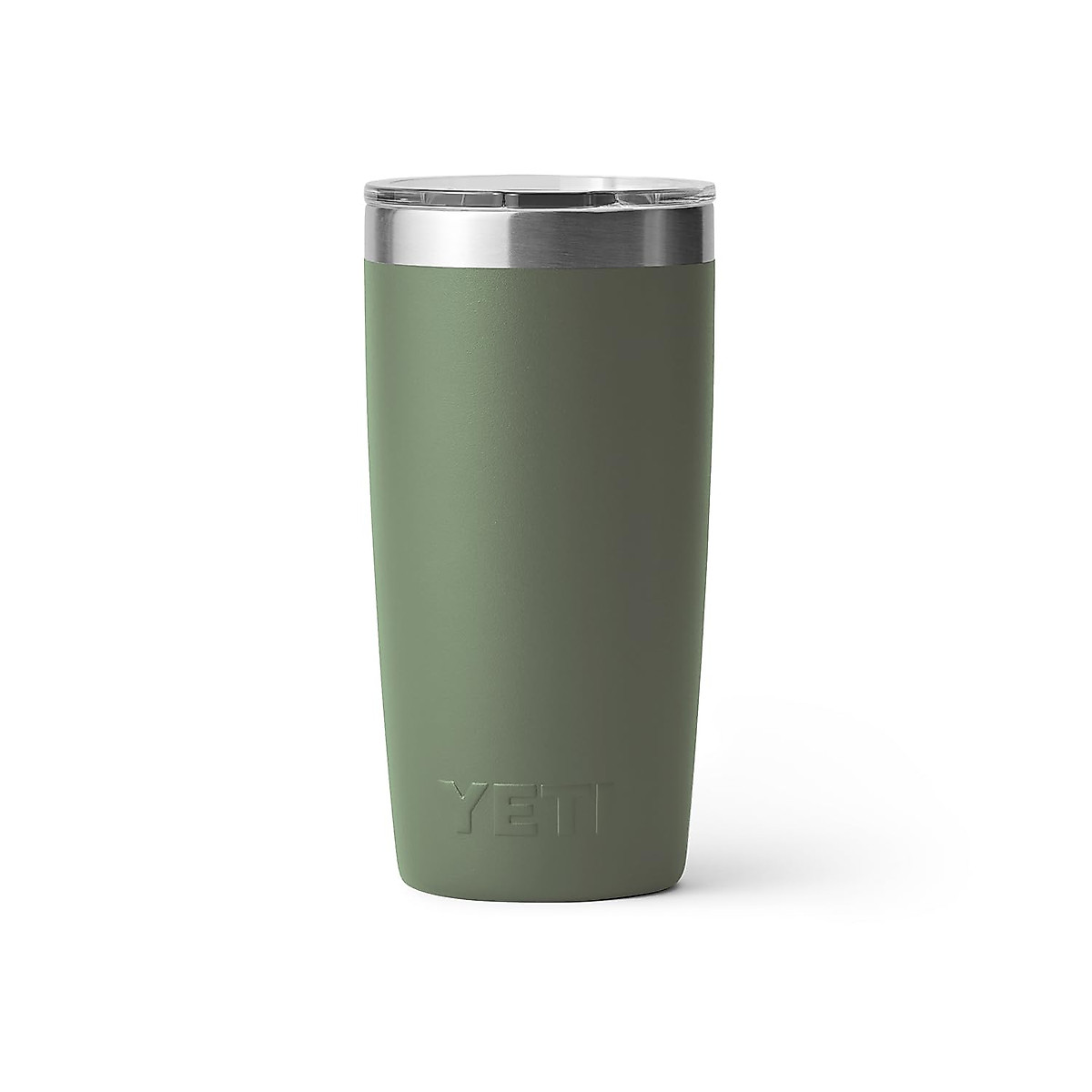 YETI Rambler 10 oz Tumbler, Stainless Steel, Vacuum Insulated with MagSlider Lid, Camp Green