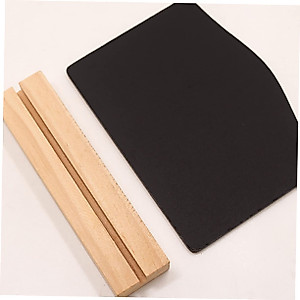 STOBOK 6pcs Message Board Decoration Place Board Signs Small Chalkboard with Stand Small Chalkboard Easel Blackboards Message Board Signs Food Chalkboard Signs Desktop Wooden Menu