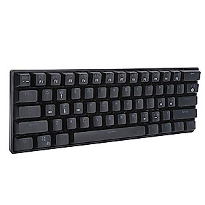61 Key Wired Mechanical Keyboard, LED Backlit Gaming Keyboard with Blue Switch Back Light USB Universal Mechanical Gaming Keyboard for Computer