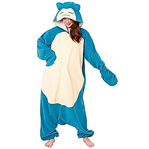 SAZAC Kigurumi - Pokemon - Snorlax - Onesie Jumpsuit Halloween Costume - Adult XL Size