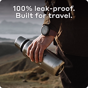 Bobber - 34 oz Vacuum Insulated Stainless Steel Water Bottle with Cup Lid - Dishwasher Safe - Keeps Drinks Hot for 48 Hours and Cold for 72 Hours - Triple Walled Thermo Flask (Matte)