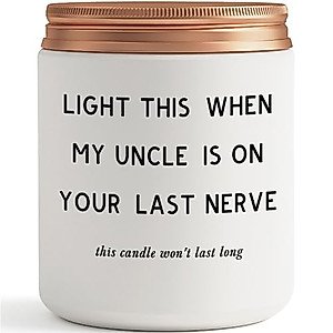 Funny Aunt Gift Ideas - Mother’s Day Gifts for Aunt, Humor Birthday Gifts for Auntie New Aunt Future Aunt Candle Present from Niece or Nephew, Best Aunt Ever Gift