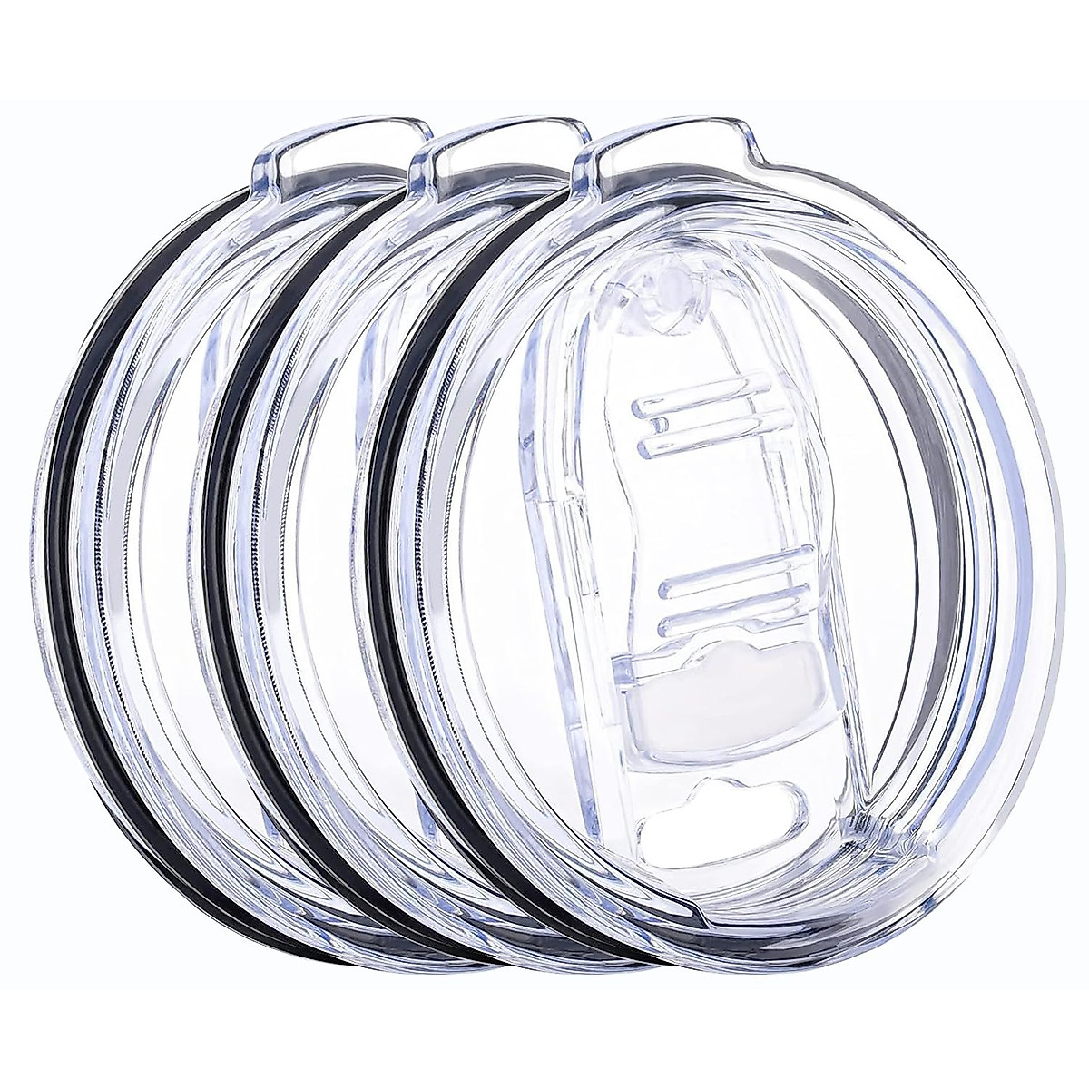 30 oz Tumbler Replacement Lid - Compatible with YETI 30 oz Tumbler, 14 oz Mug, 35 oz Straw Mug and Old Style RTIC, 3 Pack Travel Spill Proof Cup Lids