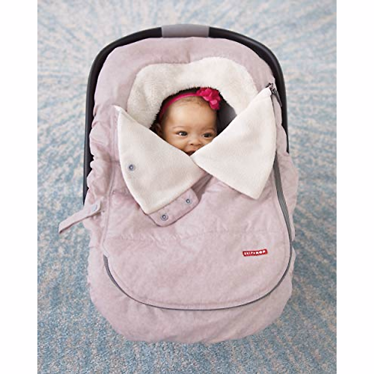 Skip Hop Winter Car Seat Cover, Stroll & Go, Pink Heather