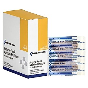 First Aid Only - G126 Fingertip Fabric Bandage, 40 Count