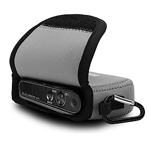 Mega Gear Canon PowerShot SX620 HS Ultra Light Neoprene Camera Case, with Carabiner - Gray - MG815