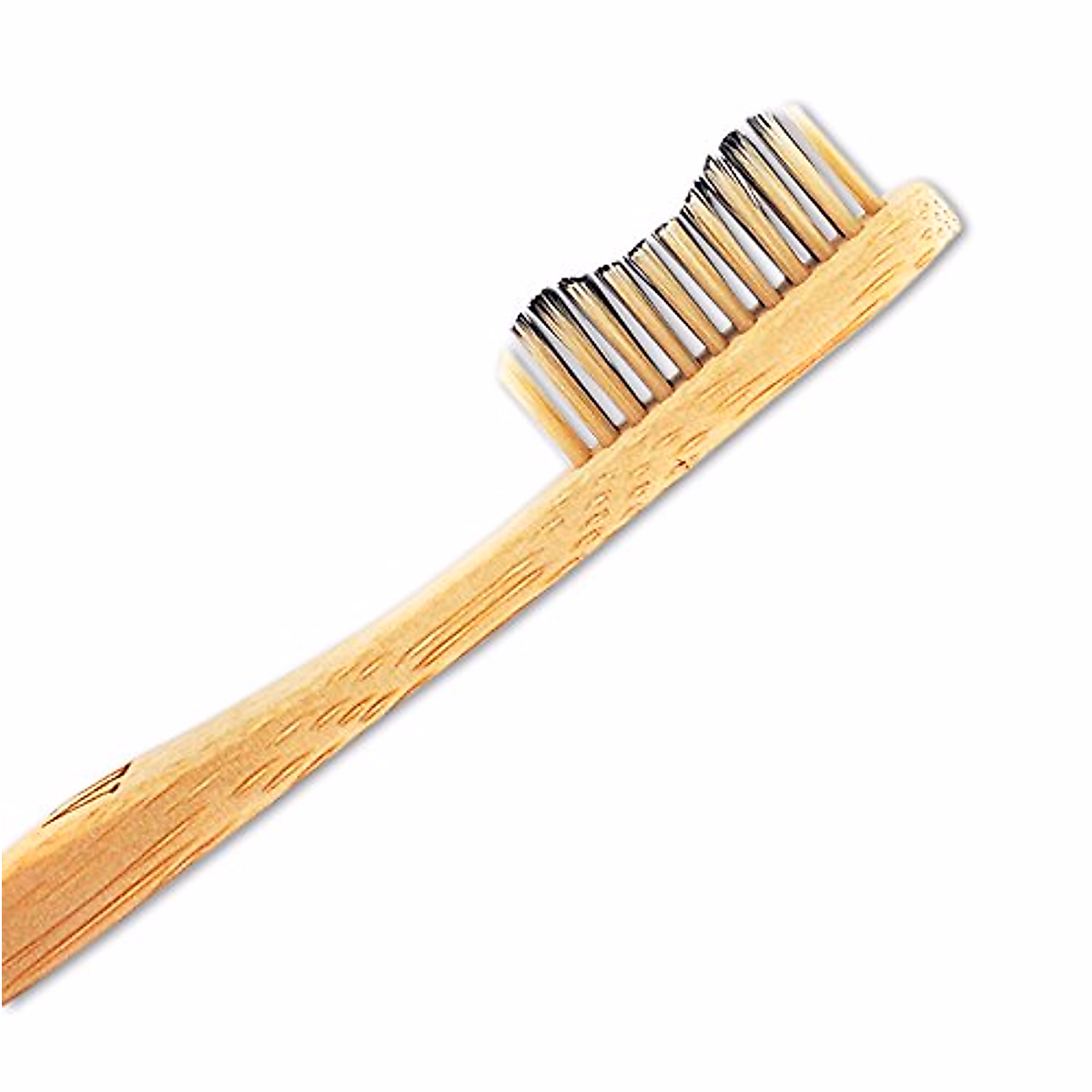 Bamboozled | Bamboo Toothbrush | Charcoal Infused BPA Free Medium Bristles | Organic & Sustainable | Biodegradable & Eco-Friendly | Set of 8 | The Natural Way to Whitening Your Teeth