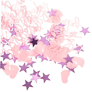 2pcs 1 Baby Shower Birthday Party Prop Table Scatter Confetti Party Favors Birthday Party Layout Supply Baby Confetti Birthday Confetti Shower Party Supplies Genders Reveal Ideas