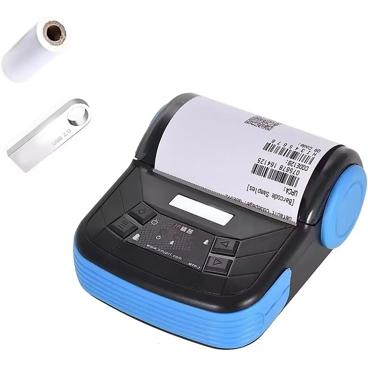 GZGYNADAST NOT for iOS/ipad/MAC/iPod, only Compatible with Android/Windows,80mm Portable Bluetooth Receipt Thermal Printer Wireless Ticket Bill Invoice pos Printer for Small Business