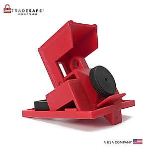 TRADESAFE Circuit Breaker Lockout Device, 3 Pack, 480/600 Volt, Clamp-on Breaker Lock Out Device, OSHA Compliant, Premium Grade, Large