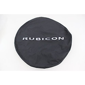 Genuine Jeep Accessories 82212429 Cloth Spare Tire Cover with Rubicon Logo