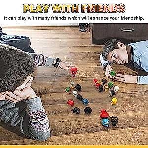 Superhero Action Figures, 24 PCS Mini Figures Toy Set, 1.38 Inch PVC Cake Topper Figures Decorations, Gift for Kids in Birthday Party, Christmas Day, Easter Day