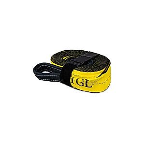 TGL 3 inch, 20 Foot Tow Strap, 30,000 Pound Capacity with Reusable Storage Strap