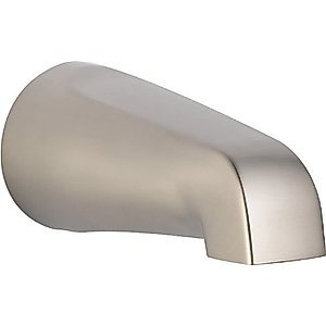 Delta Faucet Foundations Tub Spout, Brushed Nickel Non-Diverter Tub Spout, Bathtub Faucet, Stainless RP64722SS