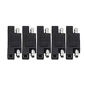 SinLoon 5 Pcak SAE Polarity Reverse Adapter Quick Disconnect Extension Cable Plugs for Solar Panel Battery Power Charger(SAE)