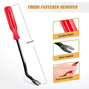 GOOACC GRC-30 120PCS Car Retainer 6.3mm 8mm 9mm 10mm Expansion Screws Replacement Kit Bumper Push Rivet Clips, 1PC Fastener Remover