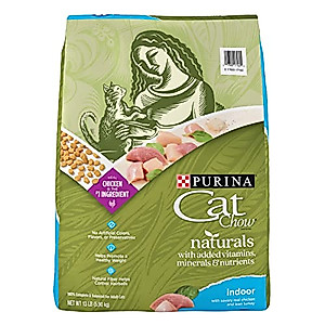 Purina Cat Chow Hairball, Healthy Weight, Indoor, Natural Dry Cat Food, Naturals Indoor - 13 lb. Bag