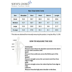 SOFIA'S CHOICE Women's Sexy Deep V Neck Backless Tops Short Sleeve Corset Crop Top T Shirts Black X-Large