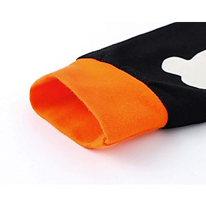 Tkria Kids Pajamas for Girls Skeleton Glow-in-The-Dark Cotton Sleepwear Toddler Clothes Halloween Outfit Size 1-12T