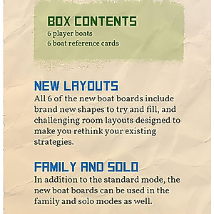 GTS Distribution The Isle of Cats: Boat Pack Expansion - Boardgame, Ages 8+