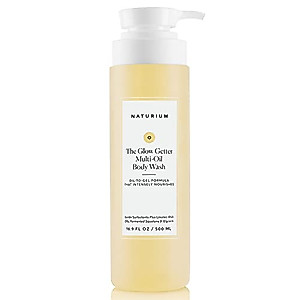 Naturium The Glow Getter Multi-Oil Hydrating Body Wash, Gentle Cleanser, 16.9 oz