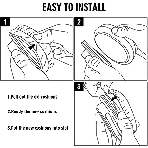 Upgraded Replacement Ear Pads Cushion Memory Foam Compatible with Sony MDR-RF985R RF985R RF985RK MDR-RF970R 960R RF925R RF860F Headphones