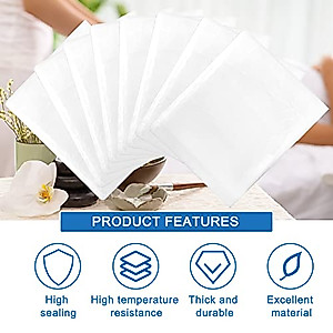 METCRY 50 Pieces of Plastic Sheeting for Body Wraps, 83x47 Inch Thick Plastic Sheeting for Body Wraps, Disposable Film Bathtub Sauna Accessories for Beauty Salon Spa Sauna