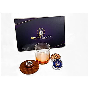 Cocktail Smoker Kit - Smoke Cloak - Old Fashioned Cocktail Kit - Whiskey Smoker Kit - Bourbon gifts for men - Drink Smoker (Torch Sold Separately)