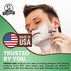 COL CONK LIME GLYCERINE SHAVE SOAP