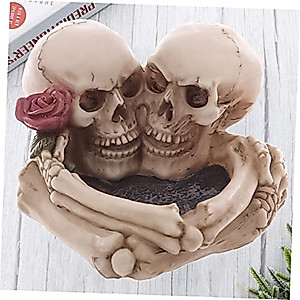 NOLITOY 2 Pcs Halloween Decor Halloween Embellishments Resin Ashtray Creative Ashtray Ash Trays for Ashtray for Halloween Party Home Decoration Ashtray Holder Ash Tray