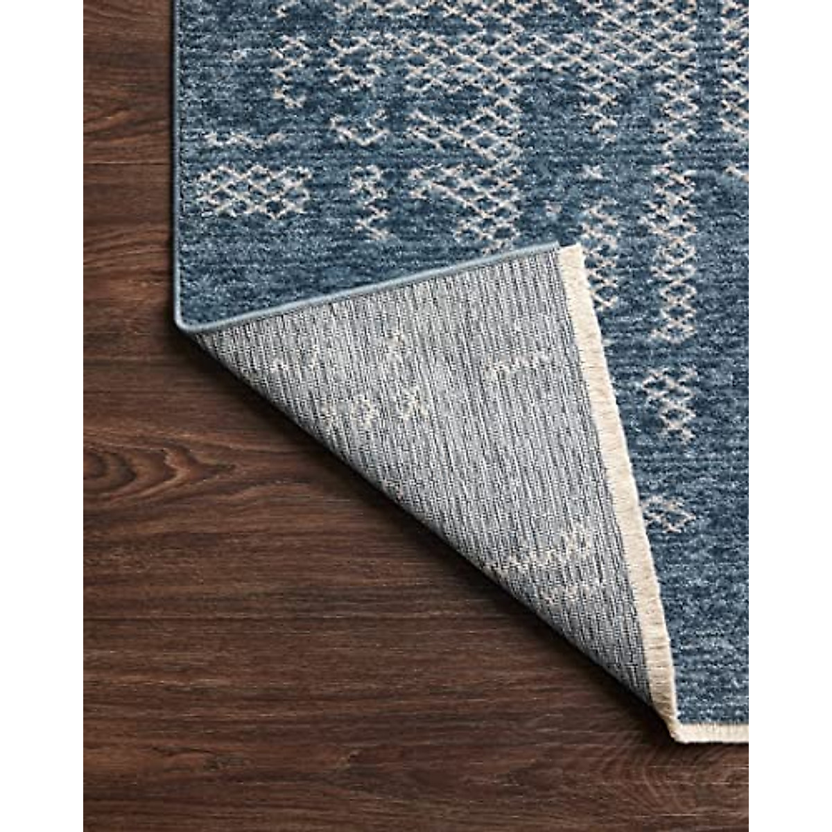 Loloi II Vance Collection VAN-01 Denim / Dove, Traditional 9'-6" x 13'-1" Area Rug