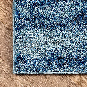 nuLOOM Alayna Abstract Area Rug, 5' x 7' 5", Blue