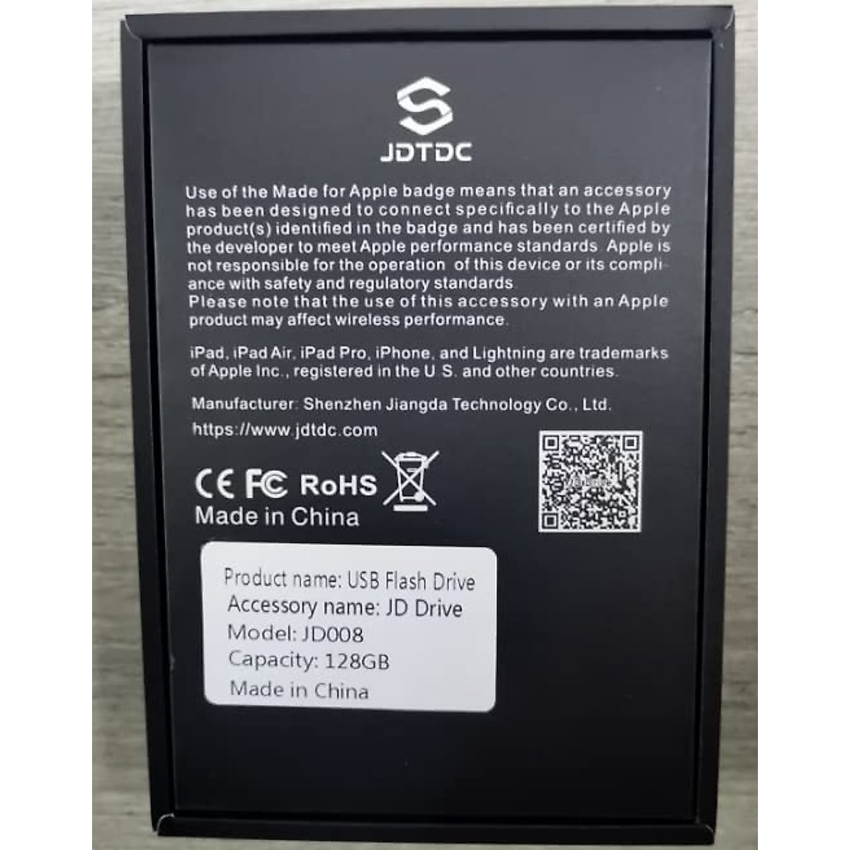 JSL JDTDC MFi Certified 128GB iPhone-16-Photo-Stick USB C & Lightning Flash Drive for iPhone 16/15/14/13/12 Thumb-Drive-for-iPad-Memory External-Storage-Android-Photo-Backup iPhone-Photo-Tansfer-Stick