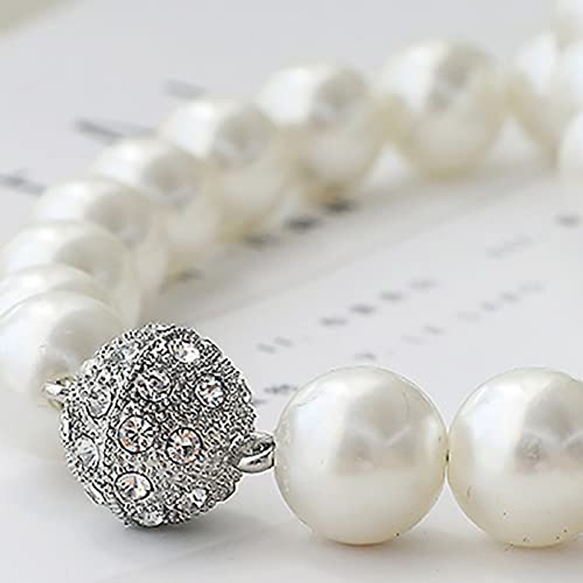 BAMFY Pearl Magnetic Curtain Tiebacks Handmade Weave Curtain Tie Backs Curtain Holders for Drapes Modern Window Draperies Decorative (Color : Brown)