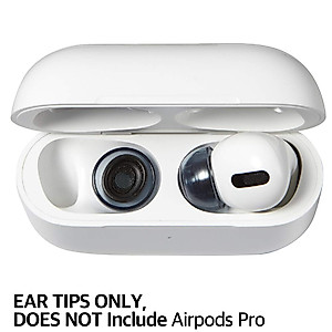 AZLA XELASTEC for Airpods Pro 1st & 2nd Gen (M) – Airpod Pro Ear Tip Replacement – Airpod Pro Tips with Premium Silicone, Airpod Pro Tips, Airpod Ear Tips