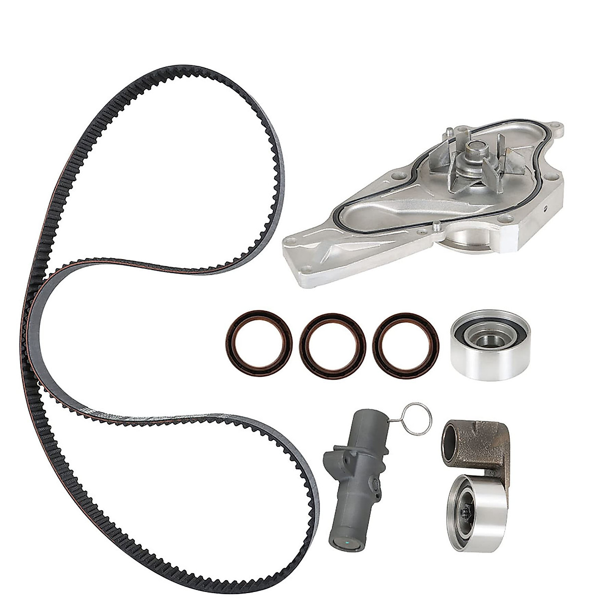 WFLNHB Timing Belt Kit with Water Pump Replacement for Acura Honda Saturn 2003-2018
