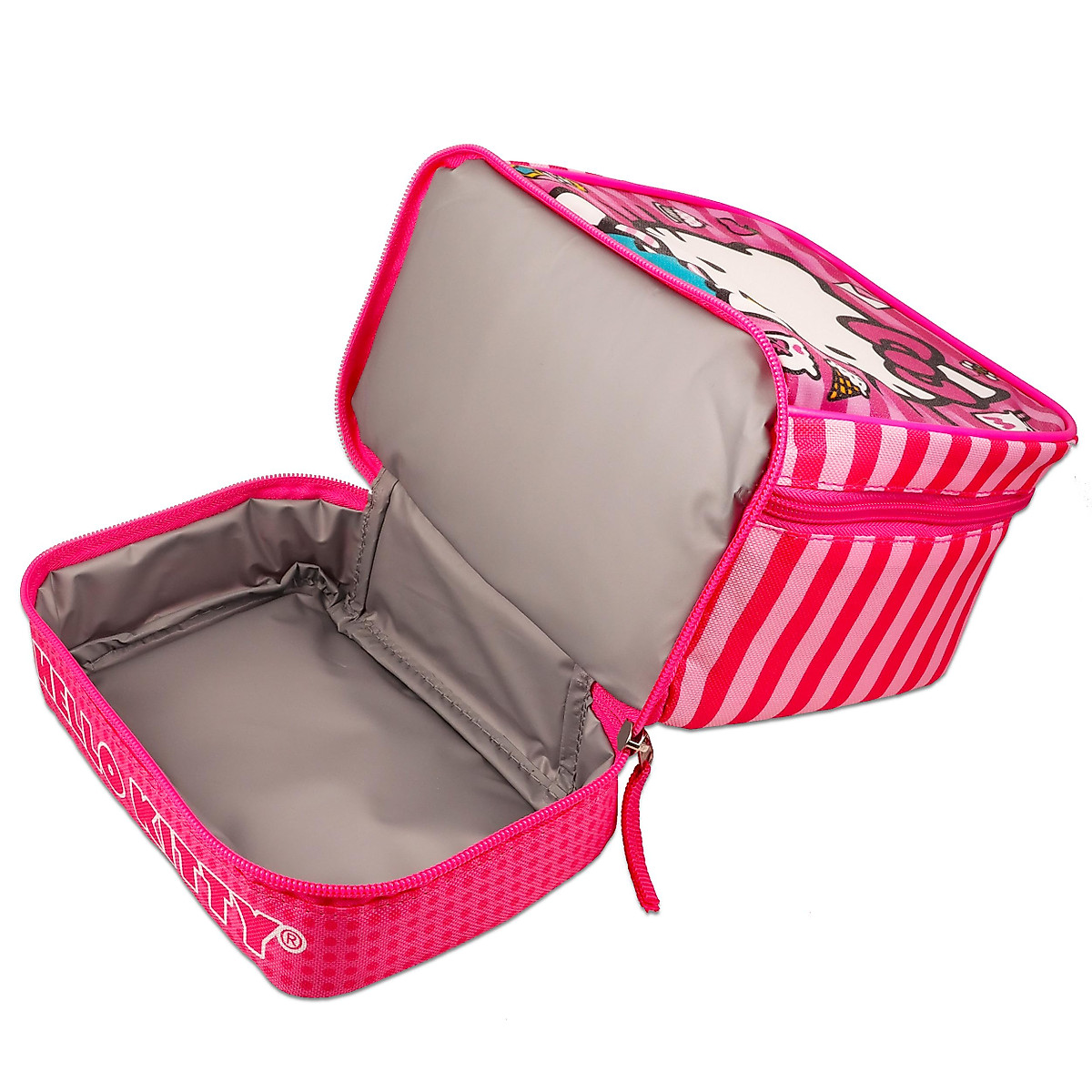 Fast Forward Hello Kitty Lunch Box Set - Bundle with Hello Kitty Lunch Box for Girls, Hello Kitty Stickers, More | Hello Kitty Lunch Bag