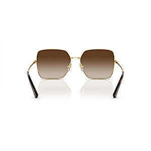 Dolce & Gabbana DG2242-02/13 Sunglasses GOLD w/BROWN GRADIENT DARK BROWN 57mm