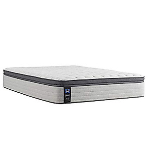 Sealy Posturepedic Spring Summer Rose Euro Pillowtop Soft Feel Mattress and 5-Inch Foundation, Queen
