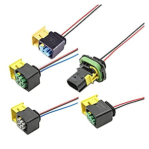 WEFITZ 1 Set 2 3 4 Pin New Energy Connector Harness Plug 1-1418448-1 1-1703808-1 1-1418390-1 2-1418390-1 3-1418390-1 4-1418390-1 (Color : 3p 2-1418448-1, Package : 1 Set)
