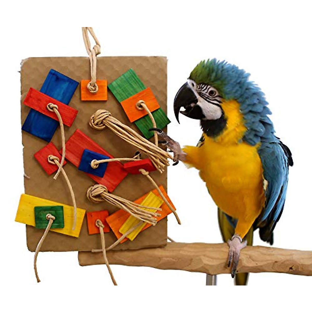 Cardboard Shreddy Toy for Parrots (Choose a Size) (Large)