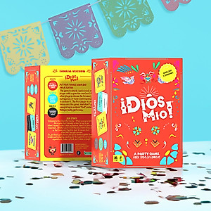 Dios Mio! Party Game - Bilingual Comedy Card Game for Latinos, Fun for Family Game Night, Ages 17+, 4-10 Players, 30-60 Min Playtime, Made by Fitz Games