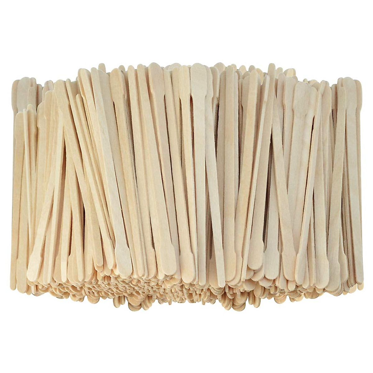 1000pcs Wax Spatulas Small Wax Wood Sticks, Waxing Applicator Sticks Wooden Craft Sticks Spatulas Applicators Hair Nose Wax Stick for Hair Body Eyebrow Removal